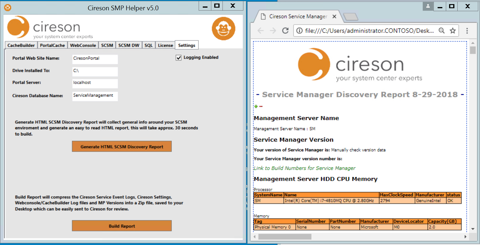 Using the Free Cireson SMP Helper Tool - Cireson