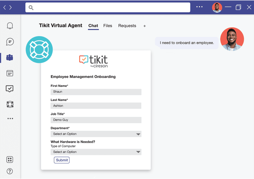 Tikit | Microsoft Teams Ticketing System | Help Desk Software