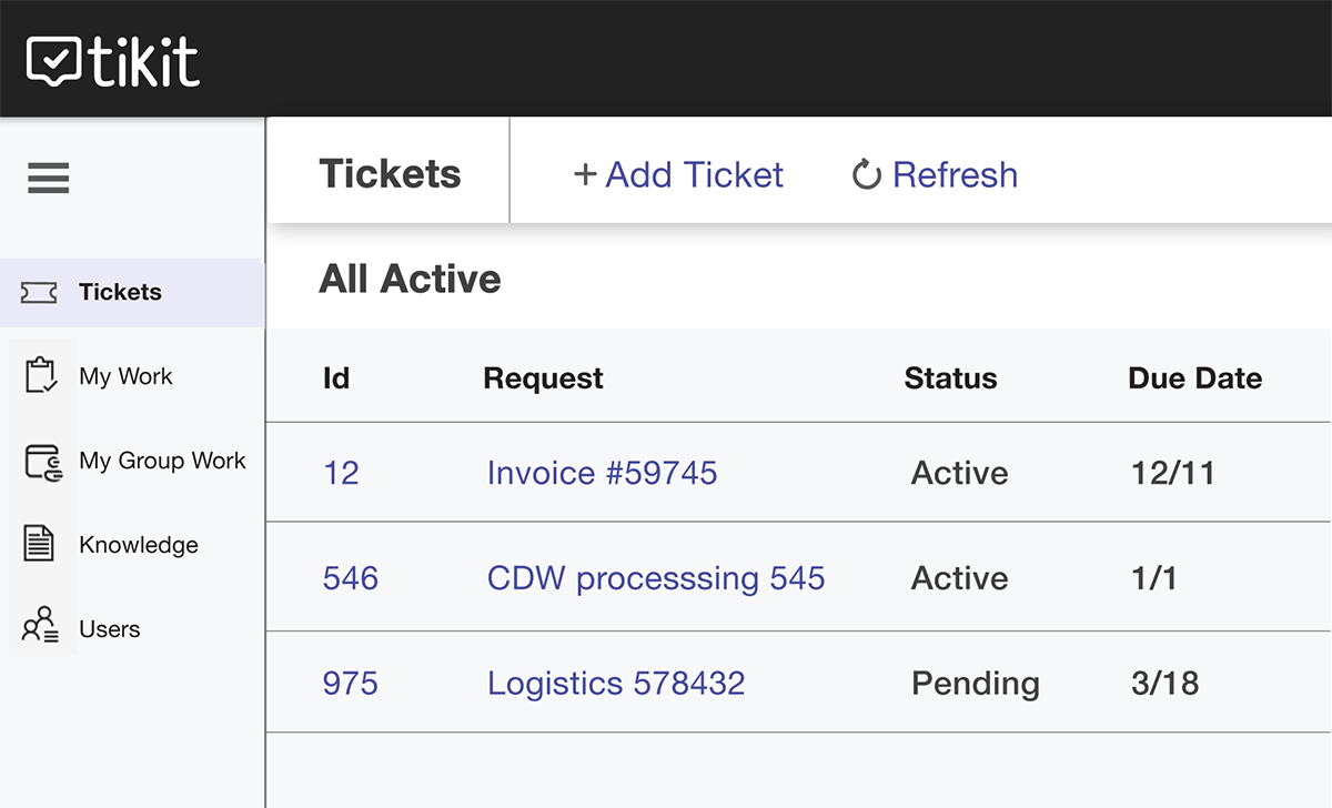 Tikit | Microsoft Teams Ticketing System | Help Desk Software