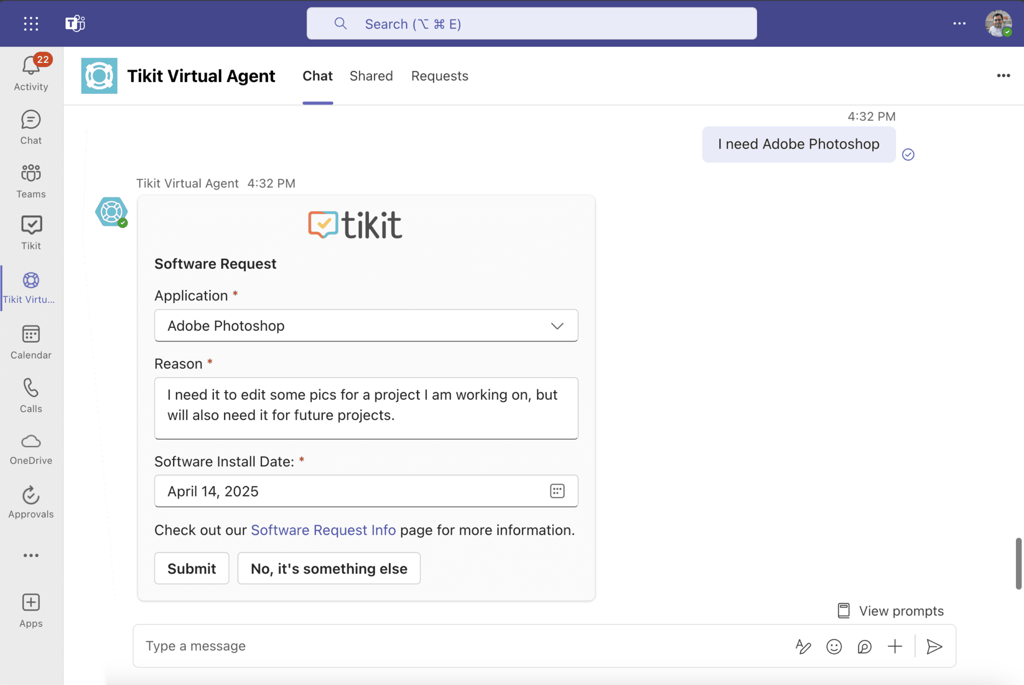 Tikit | Microsoft Teams Ticketing System | Help Desk Software