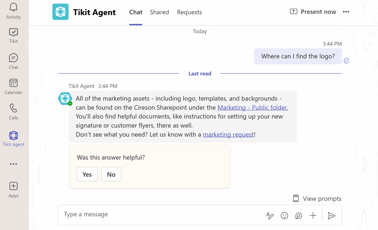 Tikit | Microsoft Teams Ticketing System, Help Desk Software