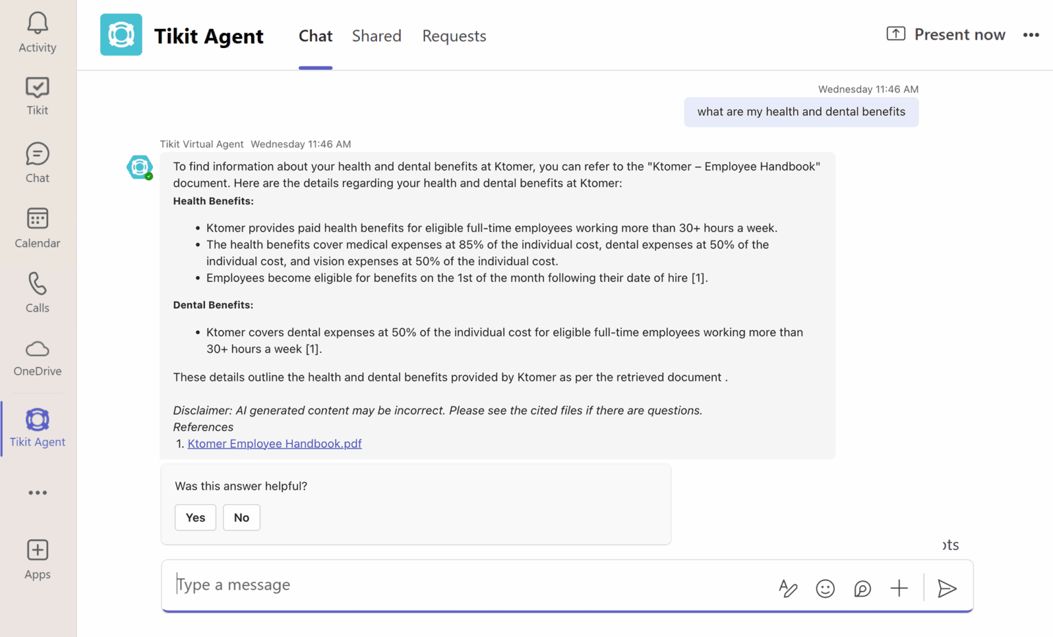 Tikit | Microsoft Teams Ticketing System, Help Desk Software