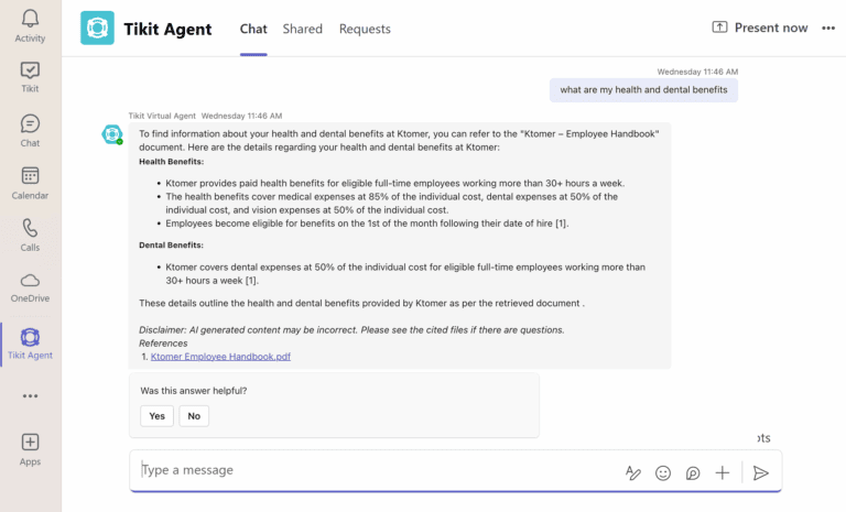 Tikit | Microsoft Teams Ticketing System, Help Desk Software